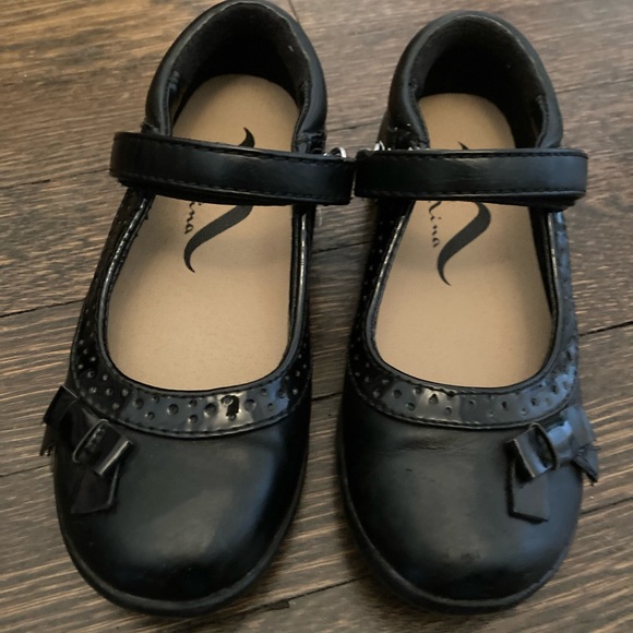 Nina | Shoes | Nina Black Mary Janes Bow Shoes Girl Toddler Sz 1 Hook ...